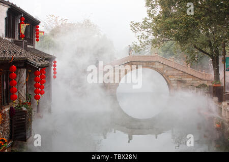 Photographed in Tangkou Ancient Town, Wuxi City, Jiangsu Province ...