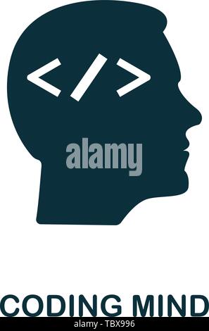 Programmer with code thinking Stock Vector Image & Art - Alamy