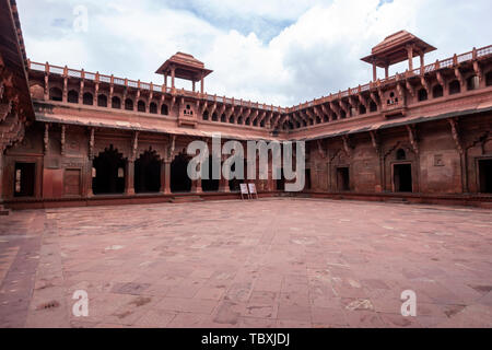 Akbari Mahal, Agra Fort, Agra, Uttar Pradesh, North India Stock Photo ...