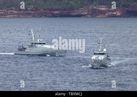 HMAS Bundaberg (ACPB 91) Armidale-class patrol boat of the Royal ...