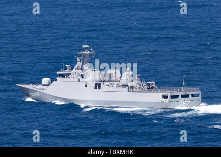 KRI Iskandar Muda (367) SIGMA class corvette belonging to the ...