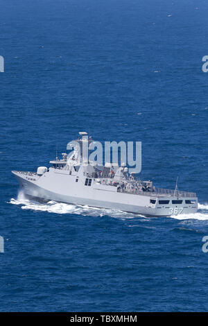 KRI Iskandar Muda (367) SIGMA class corvette belonging to the ...