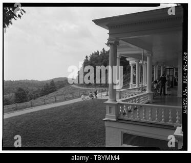 The historic Moses H. Cone Memorial Park and Craft Center and its stone ...