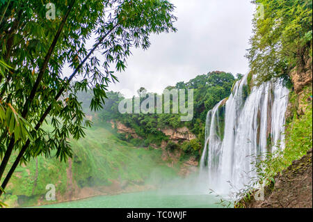 Huangguoshu Waterfall Baishui River Anshun City Guizhou Province China ...