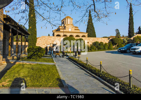 SOUROTI, GREECE - MARCH 31, 2019: Outside view of Monastery Souroti of ...
