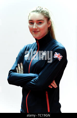 Isabelle Songhurst during the kitting out session for the 2019 Minsk ...