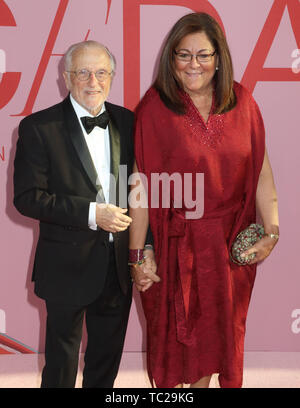 Stan Herman and Fern Mallis attend the 2018 CFDA Awards at the Brooklyn ...