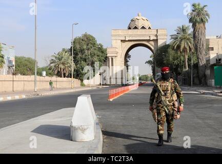 Entrance to the Green Zone, Baghdad, Iraq, Middle East Stock Photo - Alamy