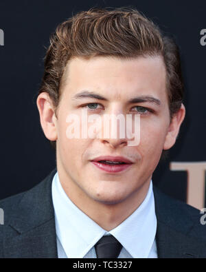 Tye Sheridan attending the premiere of Dark Phoenix in Los Angeles ...