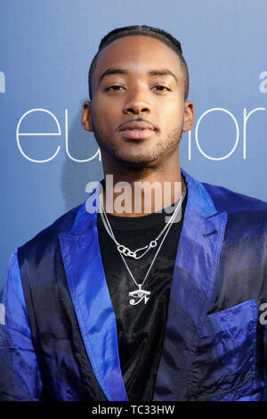 Algee Smith Attends The Los Angeles Premiere Of Hbo Euphoria Held At