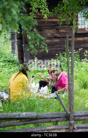 STOCKHOLM 20170623 Midsommar på Skansen, Stockholm, Sverige ...