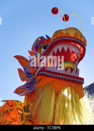 Lion dance during Spring Festival, Hong Kong, China Stock Photo - Alamy
