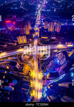 Aerial view of changsha urban city Stock Photo - Alamy