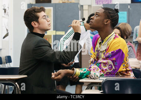 BOOKSMART, from left: Austin Crute, Noah Galvin, 2019. ph: Francois ...