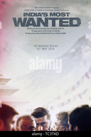 INDIA'S MOST WANTED, Indian poster, 2019. TM & copyright © Fox STAR ...