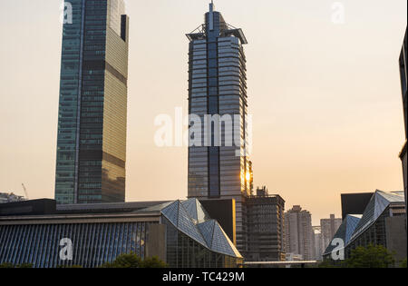 Smog day in Shenzhen city Stock Photo - Alamy