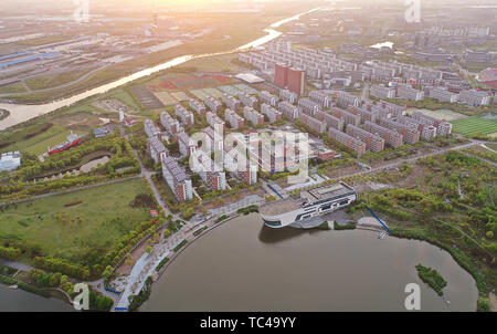 Aerial Landscape of Lingang New City Campus of Shanghai Maritime ...