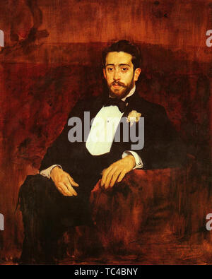 Joaquín Sorolla Y Bastida - Portrait Don Elen Ortuzar Blasco Ibanez ...