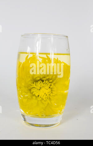 Fire tea, chrysanthemum tea Stock Photo - Alamy