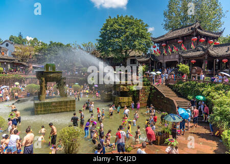 Summer scenery in Huanglongxi, Chengdu Stock Photo - Alamy