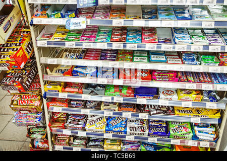 Miami Florida,convenience store,candy,gum,junk food,chocolate bars ...