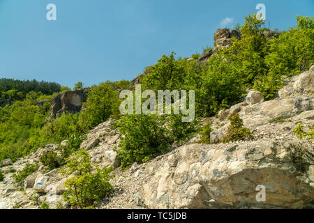 The womb cave alos known as Utroba cave near Kardzhali city in Rhodope ...