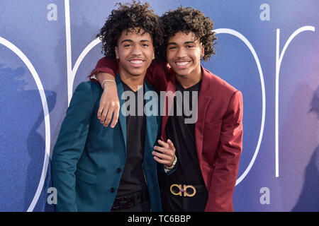 Tyler Timmons attending the Euphoria premiere in Los Angeles Stock ...