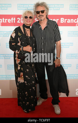 Wolfgang Niedecken with wife Tina Golemiewski and Armin Laschet at the ...