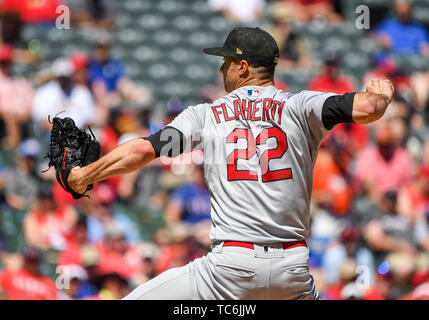 Texas Rangers starting pitcher Jack Leiter winds up to deliver to the ...