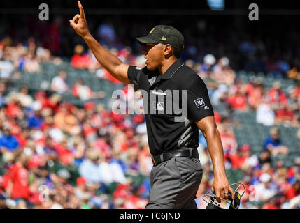 Umpire Jeremie Rehak during an MLB Spring Training baseball game ...
