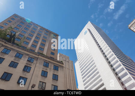 Whitacre Tower building with AT T logo in Downtown Dallas, Texas Stock ...