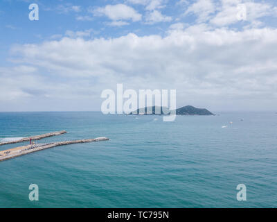 Aerial photo scenery of Sanya Boundary Island Stock Photo - Alamy