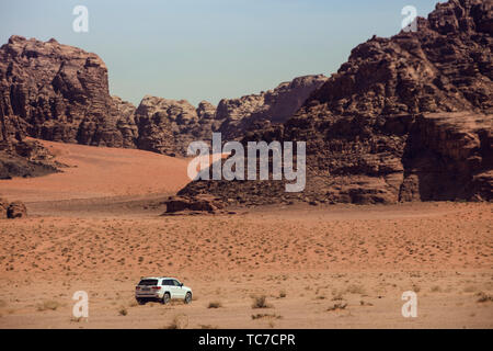 Jordan Wadi Ram Yadan geology, Middle East, Jordan, panorama, Yadan ...