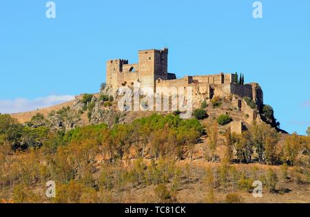 Alburquerque Castle, Badajoz, Extremadura, Spain Stock Photo: 131839235 ...