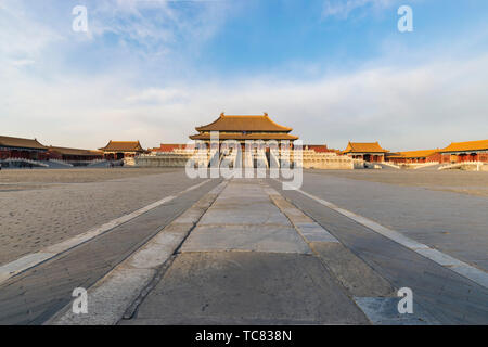 Beijing Imperial Palace Taihe temple Stock Photo - Alamy