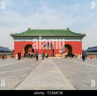 Construction of Tiantan Park in Beijing Stock Photo - Alamy
