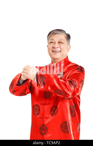 portrait of old men in mandarin with gesture Stock Photo - Alamy