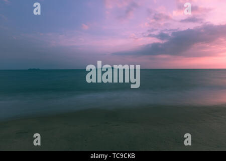 Summer scenery of Sanya Bay, Hainan Stock Photo - Alamy