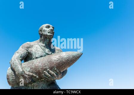 Statue of the Gallipoli battle hero,Turkish Corporal Seyit Onbasi in ...