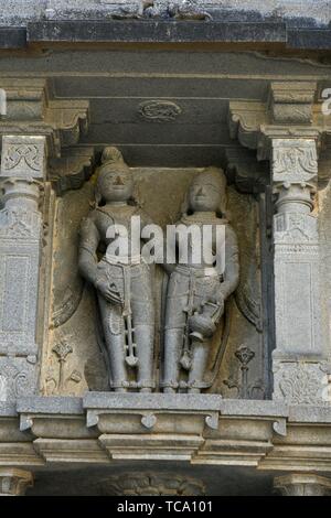 Vitthal Temple at Palashi, Parner, Ahmednagar, view from top showing ...