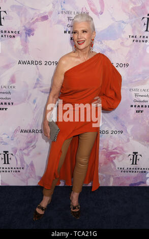 Model Maye Musk attends the Fragrance Foundation Awards at the David H ...