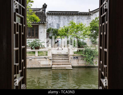 Ancient town of Tangkou, Wuxi Stock Photo - Alamy