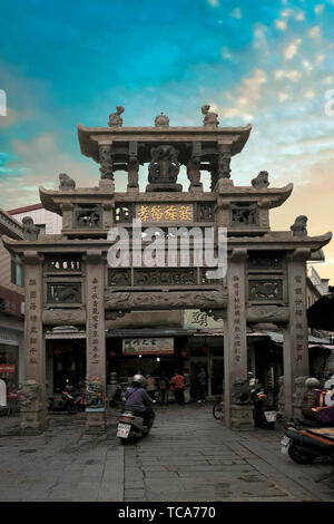 The 18th century chastity arch for Qiu Liang-Gong's Mother made of ...
