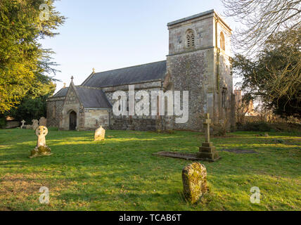 Church of Saint Mary, Maddington, Shrewton, Wiltshire, England, UK ...