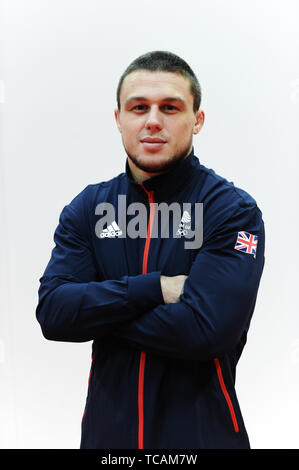 Stuart McWatt during the kitting out session for the 2019 Minsk ...