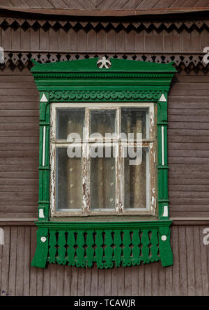 Traditional gingerbread window frames, Ivanova, Russia Stock Photo - Alamy