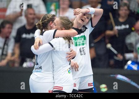 Jenny BEHREND (GER), Cheering, joy, enthusiasm, Action, single shot ...