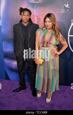 Kailand Morris and his mother Kai Millard Morris attending the HBO TV ...