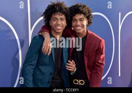 Tyler Timmons attending the Euphoria premiere in Los Angeles Stock ...