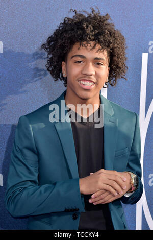Tyler Timmons attending the Euphoria premiere in Los Angeles Stock ...